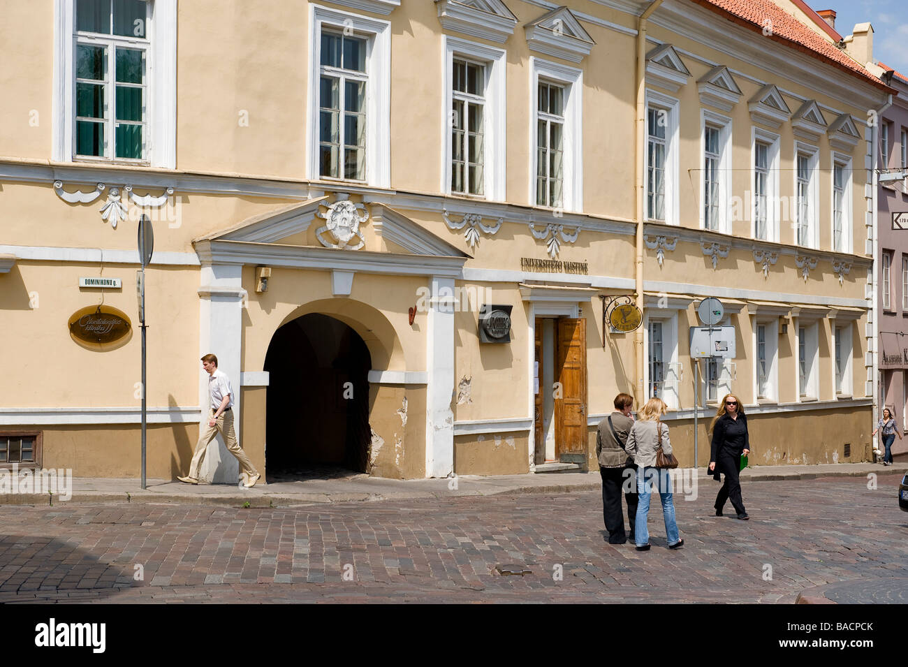 Lithuania (Baltic States), Vilnius, the small Jewish Ghetto in the old ...