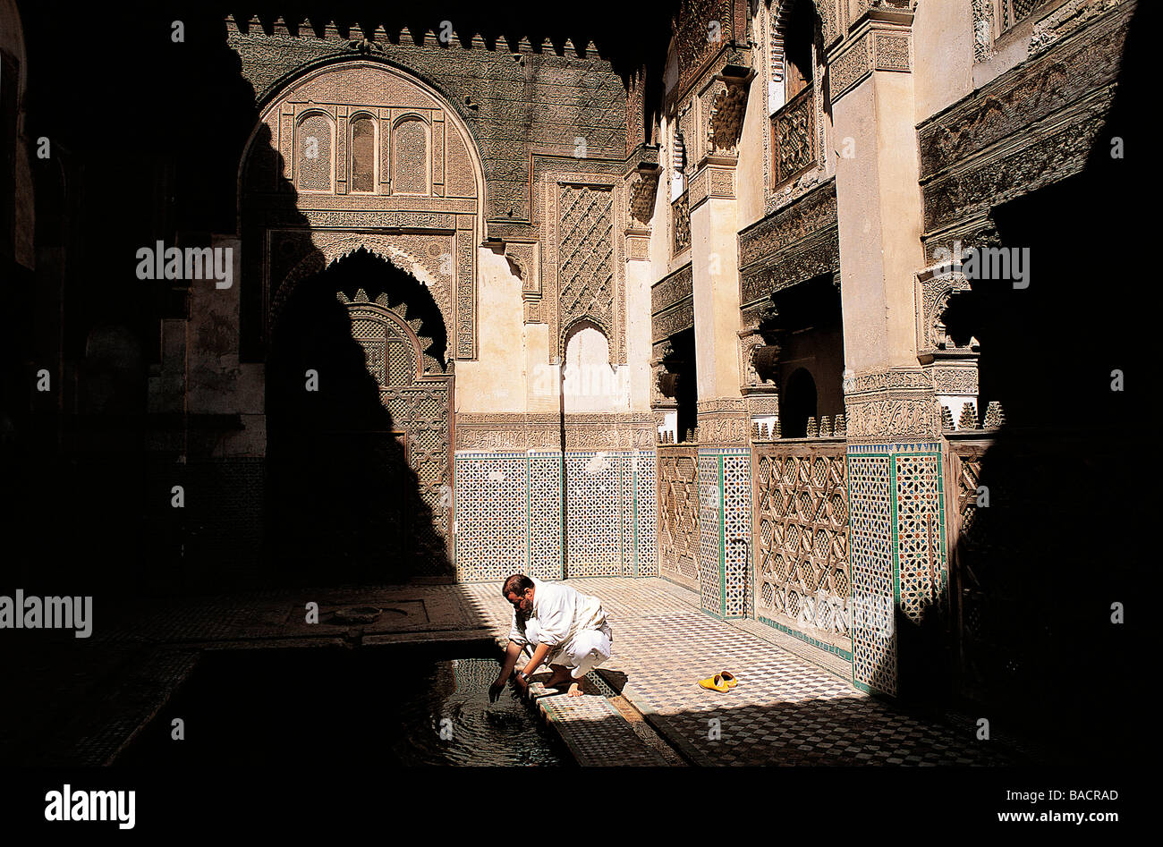 Morocco, Middle Atlas, Fez, Imperial City, Fez el Bali, medina ...