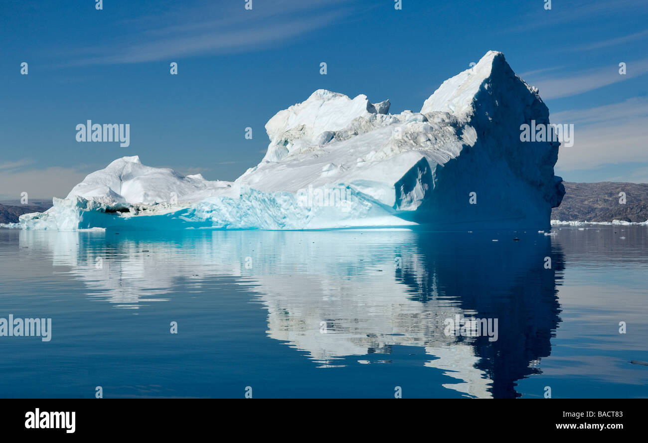 Greenland, Angmassalik Region, Tiniteqlaaq, Iceberg Pack in the ...