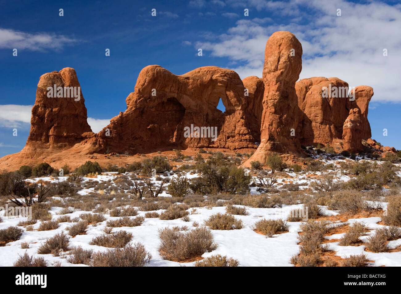 Rock formations arches national park hi-res stock photography and ...