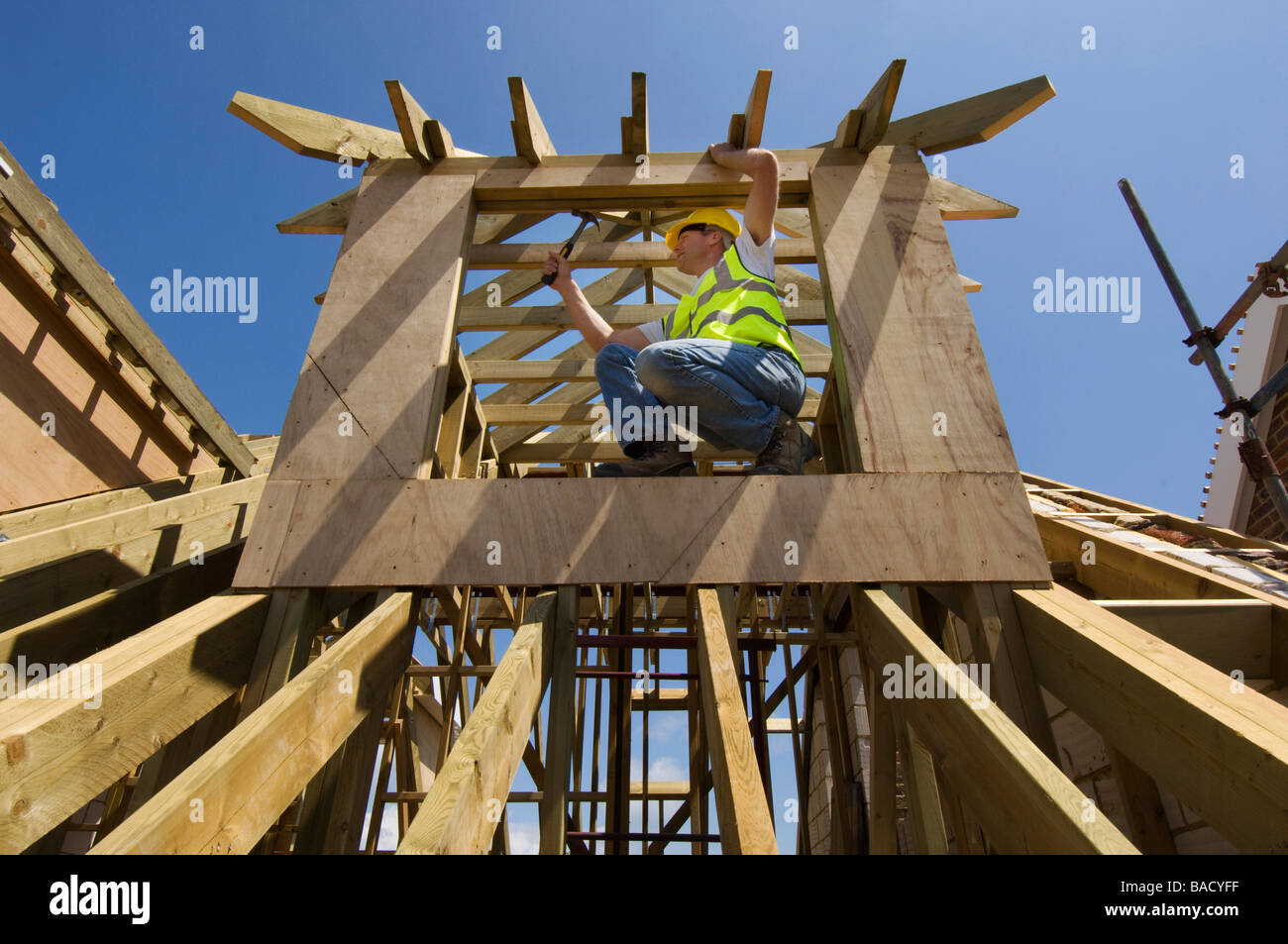 Builders Working House High Resolution Stock Photography and Images - Alamy