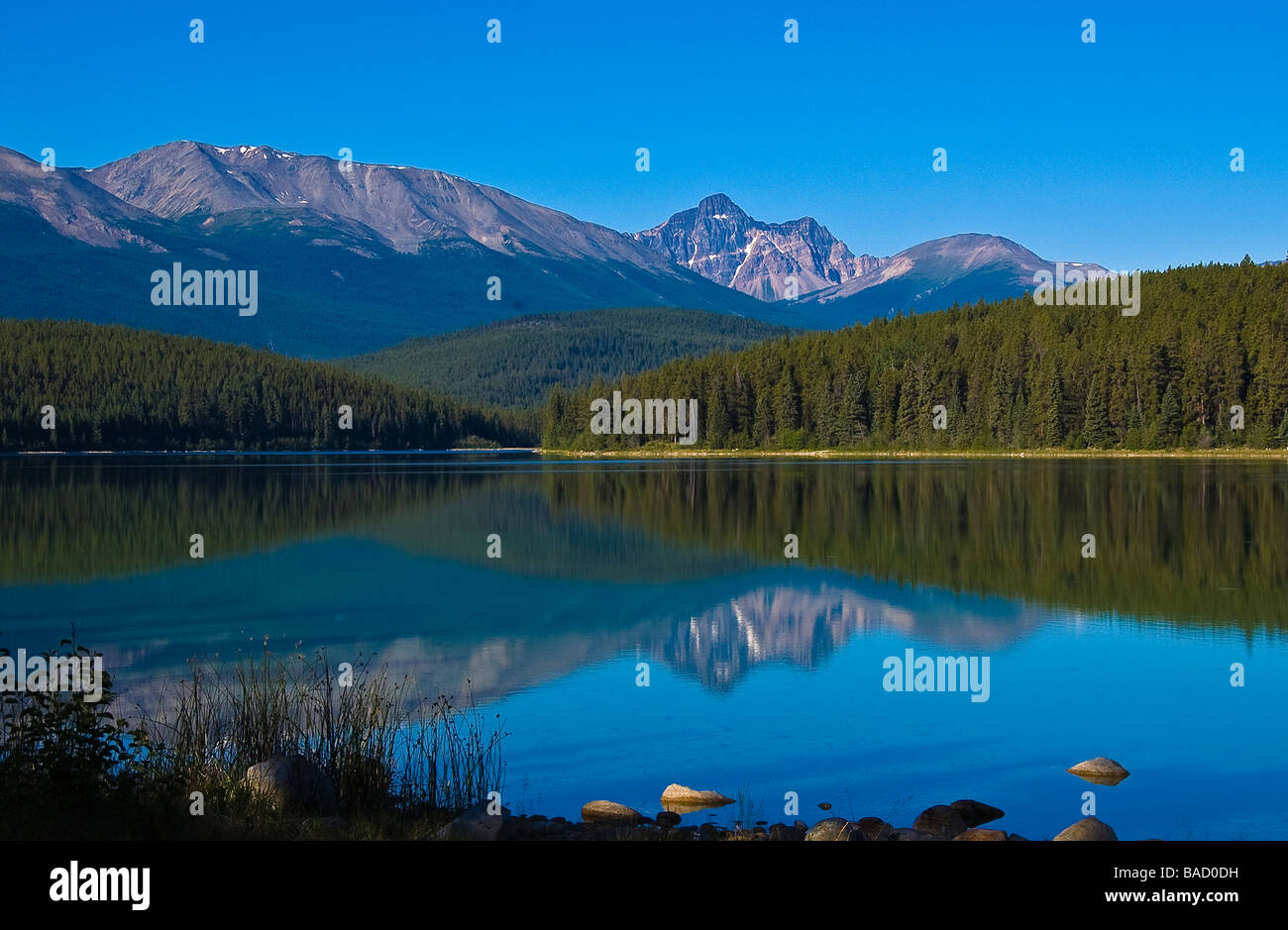 Pyramid Lake Jasper National Park Alberta Canada Stock Photo - Alamy