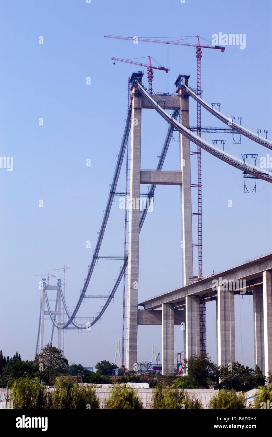 Runyang yangtze river bridge hi-res stock photography and images - Alamy