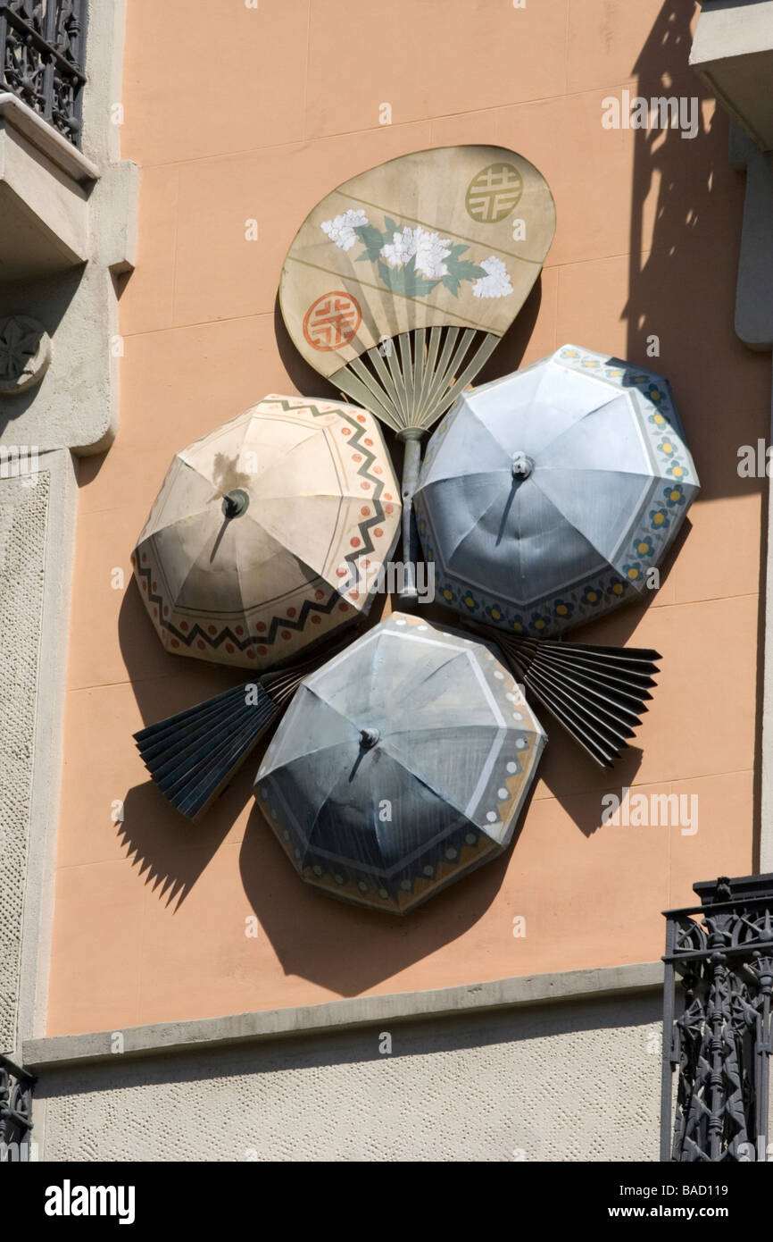 Umbrella building detail Stock Photo - Alamy