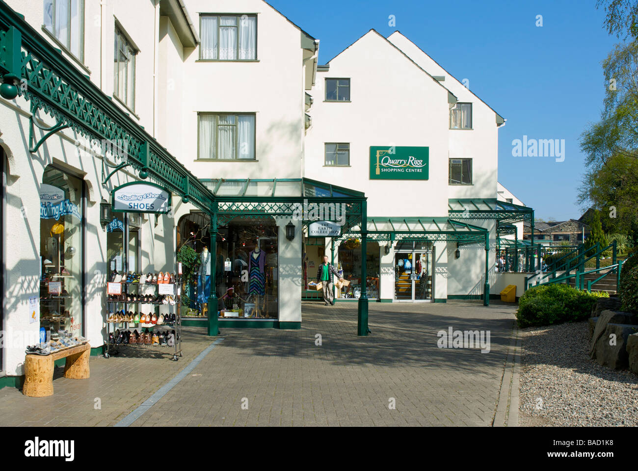 Quarry Rigg shopping centre, Bowness-on-Windermere, Lake District ...