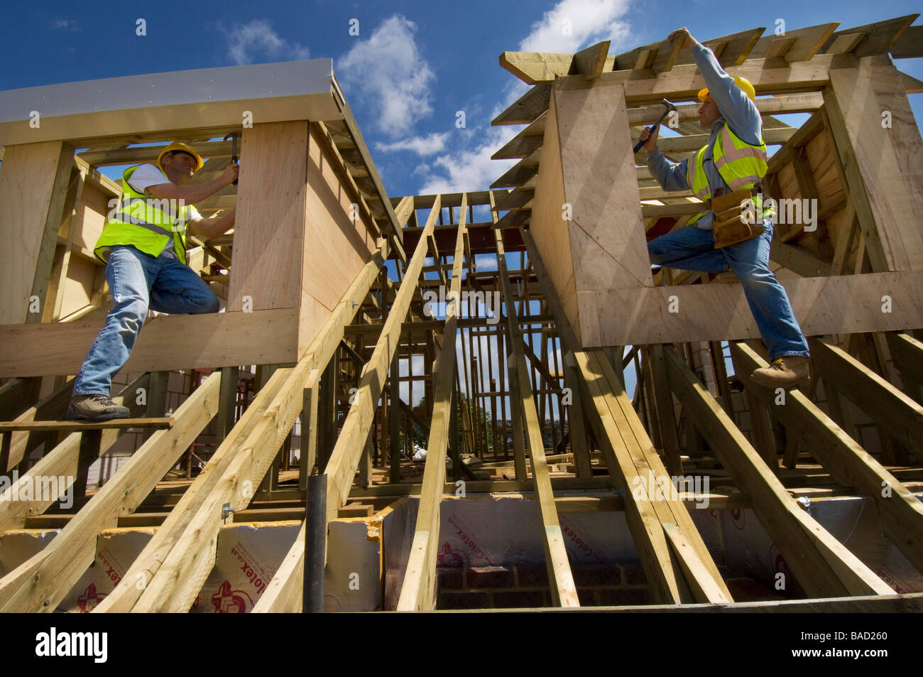 Loft conversion house uk hi-res stock photography and images - Alamy