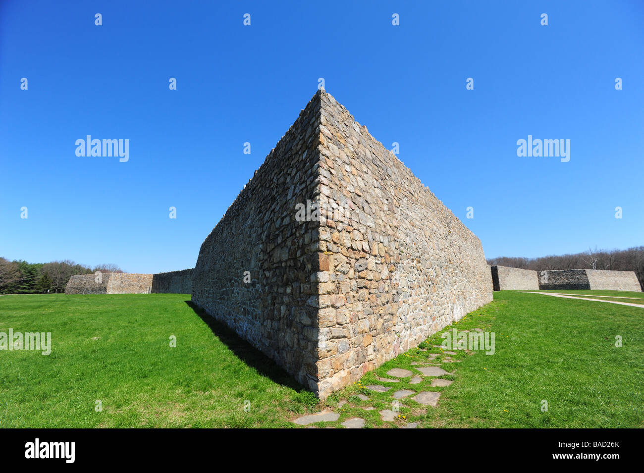USA Maryland Washington County Fort Frederick State Park near Big Pool ...