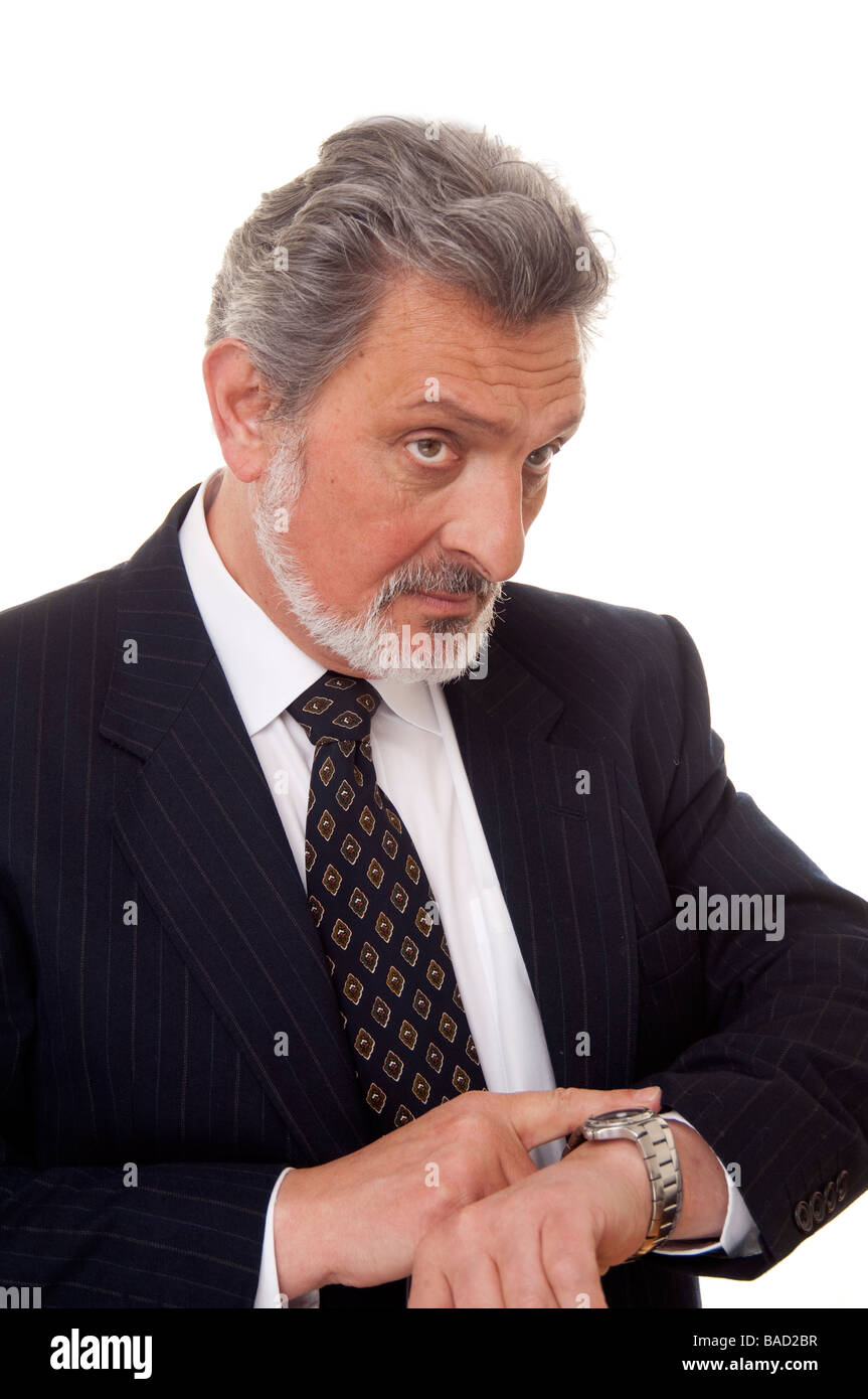 businessman checking his watch Stock Photo - Alamy