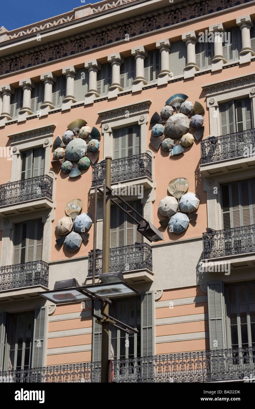 Umbrella building detail Stock Photo - Alamy
