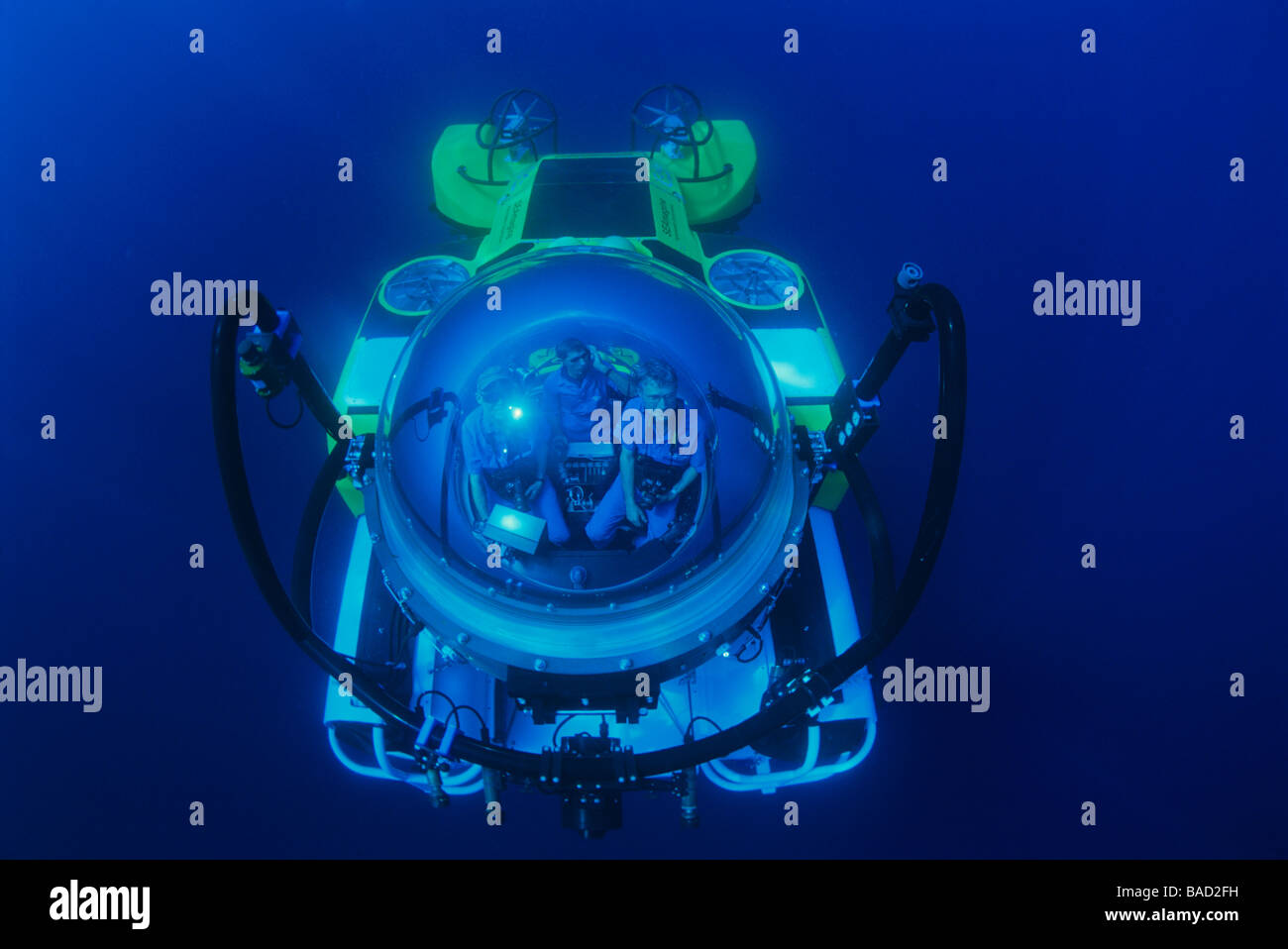 DeepSee deep diving submersible Cocos Island Costa Rica Pacific Ocean ...