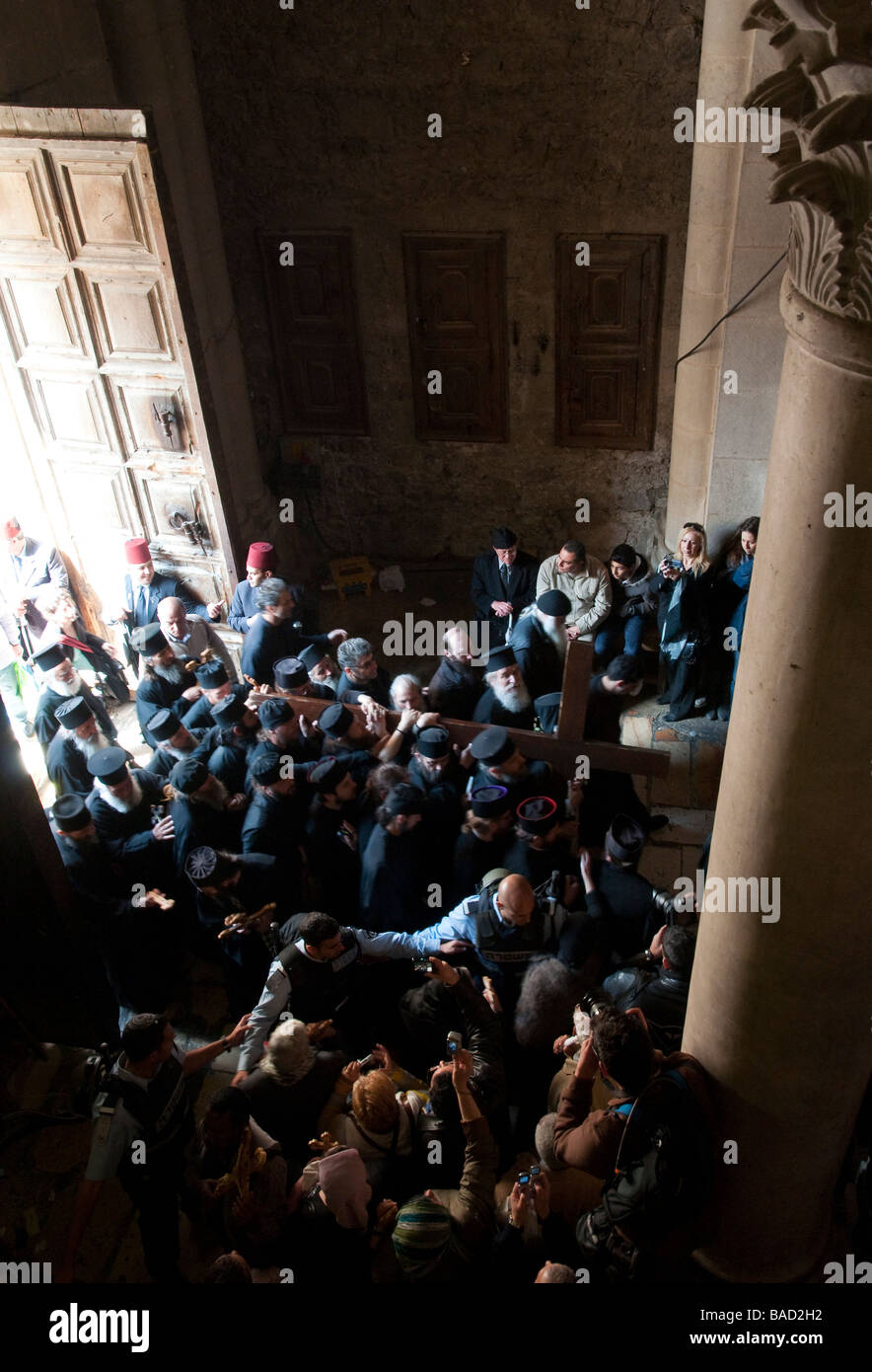 Israel Jerusalem Old city Orthodox Good Friday Processions of the cross ...