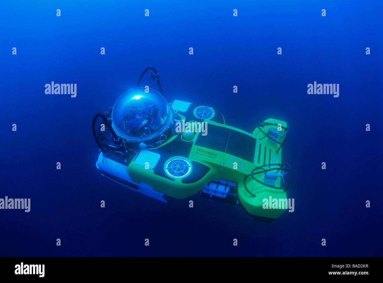 DeepSee deep diving submersible Cocos Island Costa Rica Pacific Ocean ...