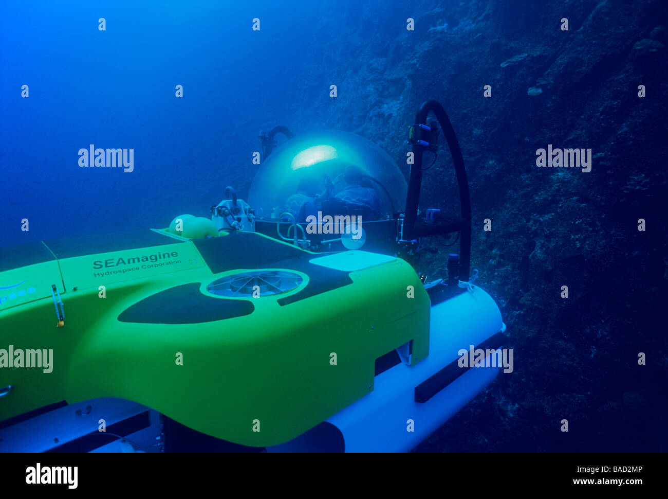 DeepSee deep diving submersible Cocos Island Costa Rica Pacific Ocean ...