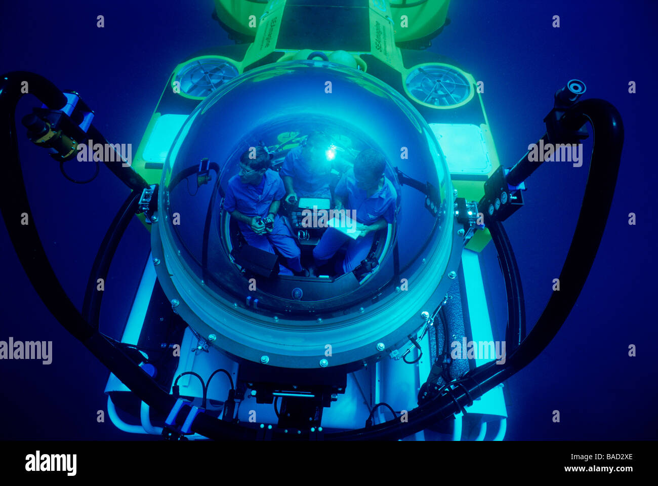 DeepSee deep diving submersible Cocos Island Costa Rica Pacific Ocean ...