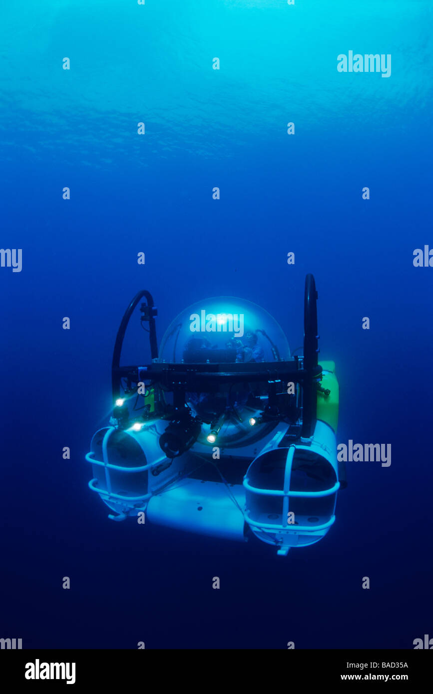 DeepSee deep diving submersible Cocos Island Costa Rica Pacific Ocean ...
