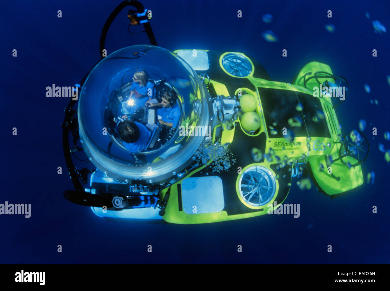 DeepSee deep diving submersible Cocos Island Costa Rica Pacific Ocean ...