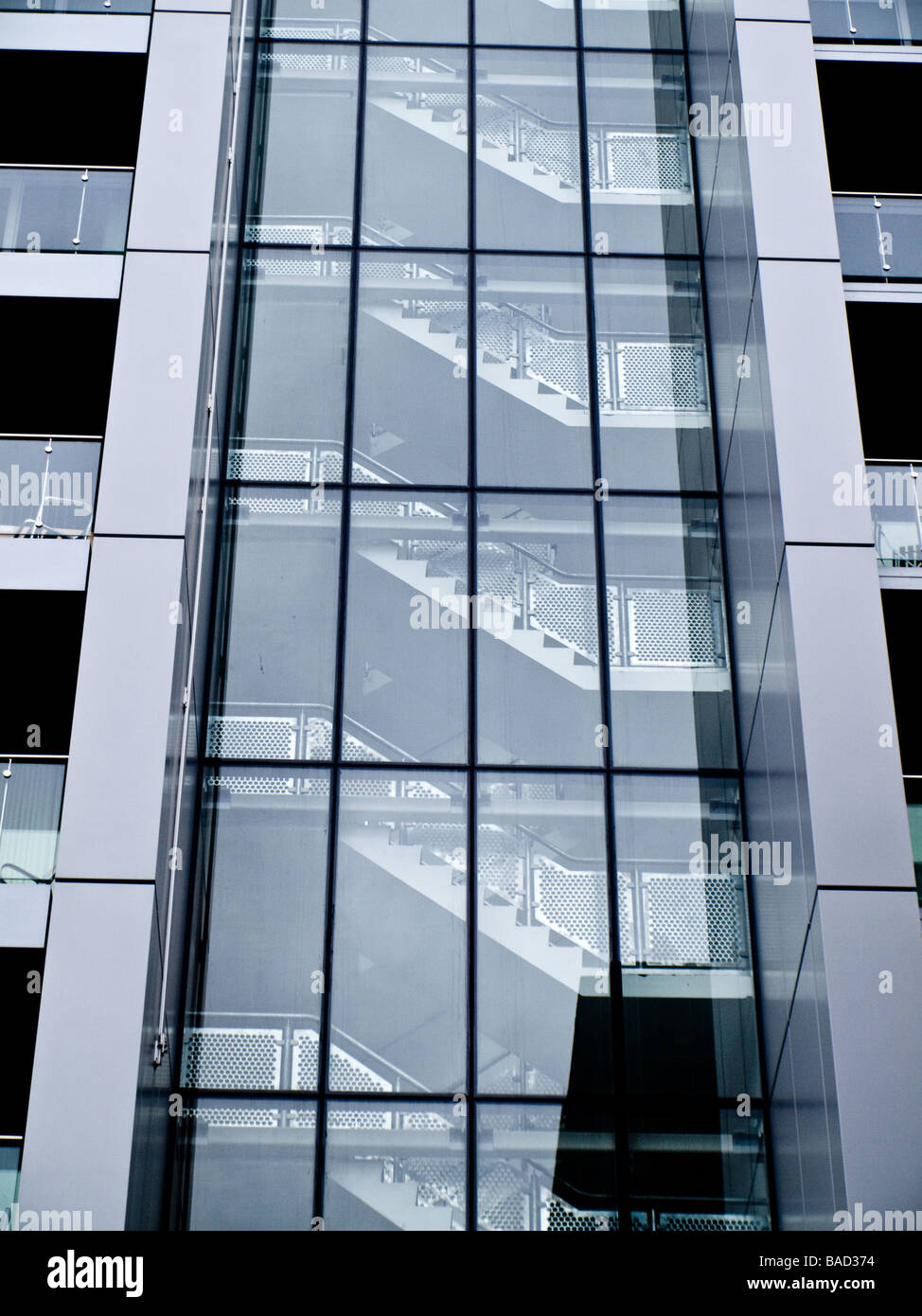 Glass stairway hi-res stock photography and images - Alamy