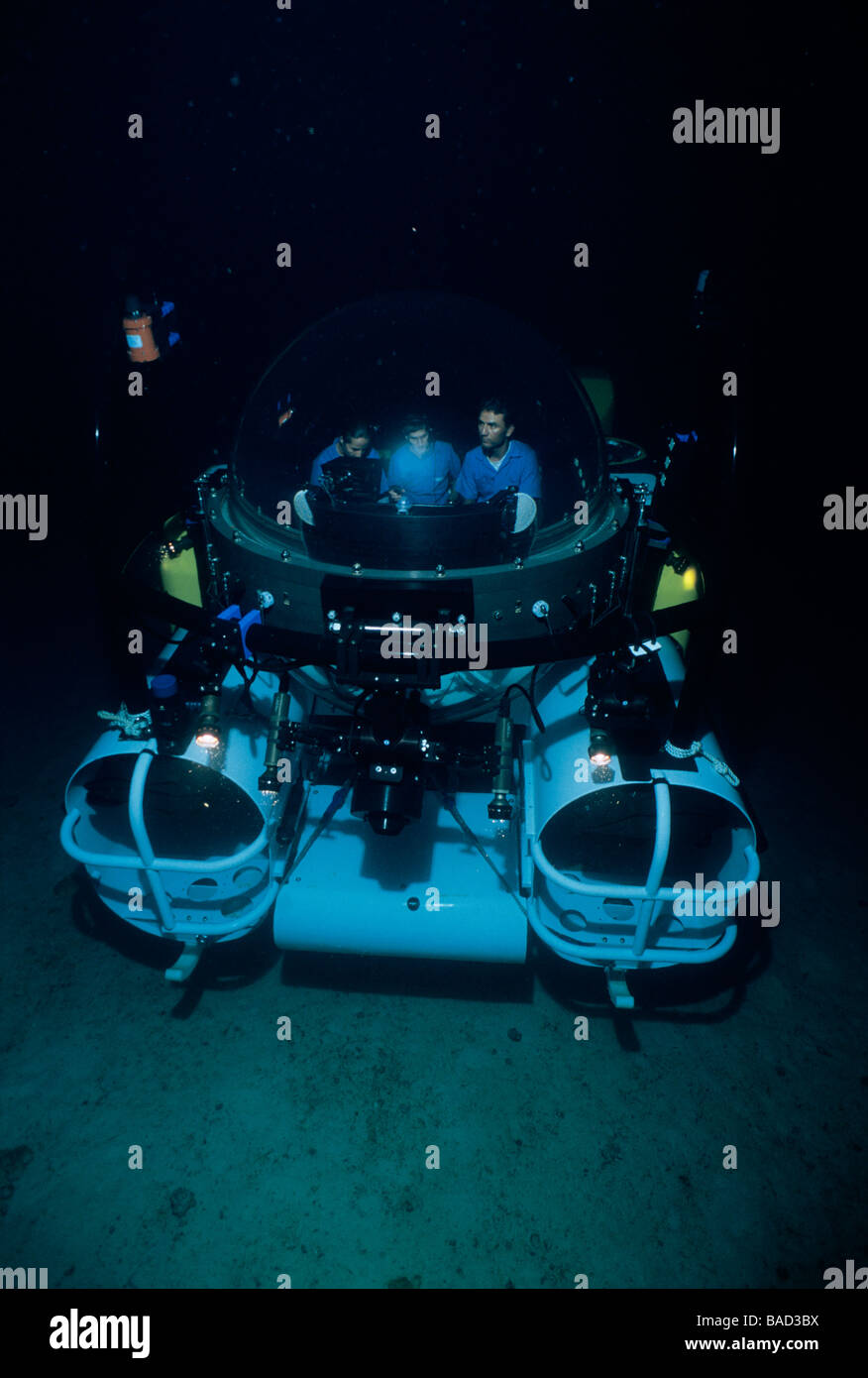 DeepSee deep diving submersible Cocos Island Costa Rica Pacific Ocean ...