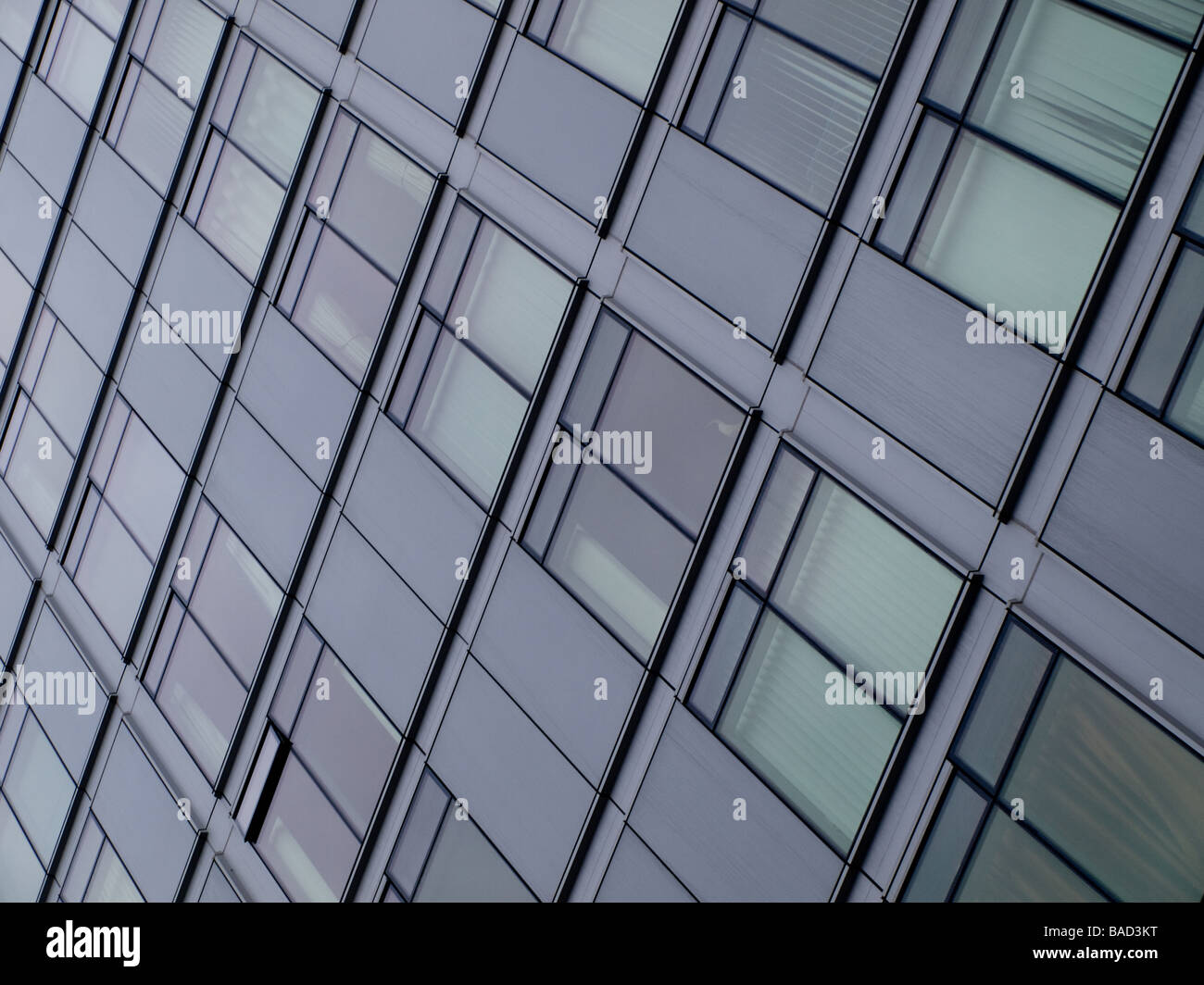 Modern Glass Building Side at a Cool Contemporary Angle Stock Photo - Alamy