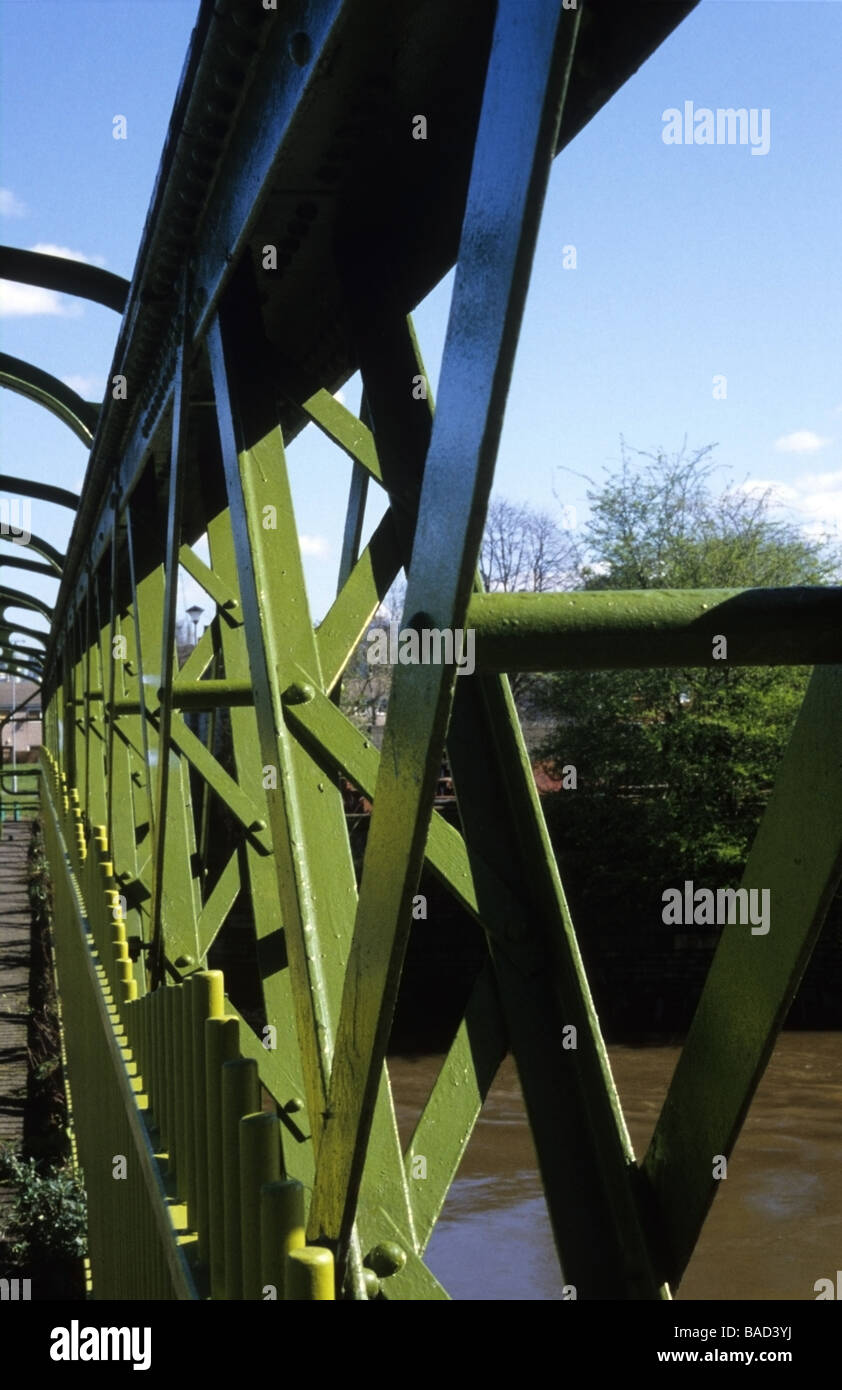 Bridge Over The River Irwell In Peel Park Stock Photo - Alamy