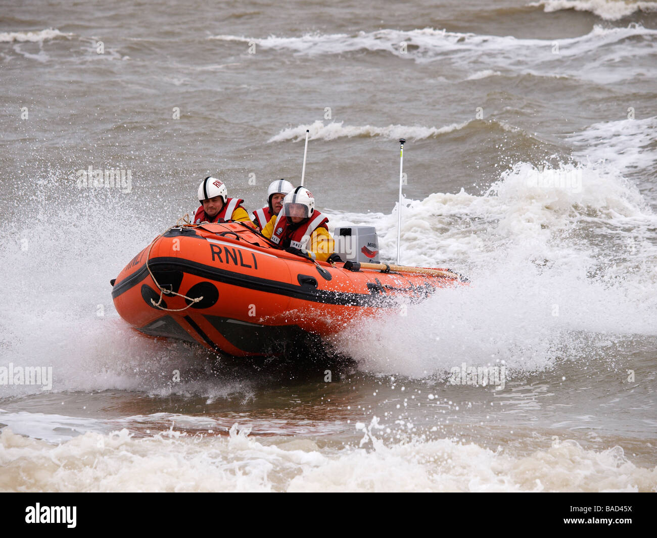 D CLASS LIFEBOAT SPIRIT OF BERKHAMSTEAD AT HAPPISBURGH NORFOLK EAST ...