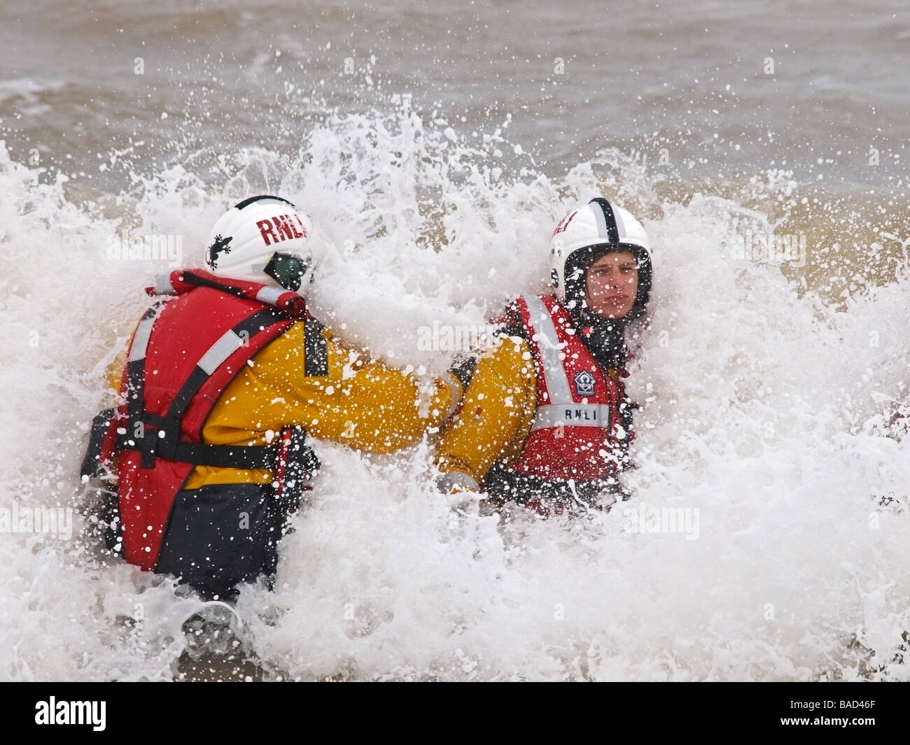 Rnli lifeboat rnli rough seas hi-res stock photography and images - Alamy