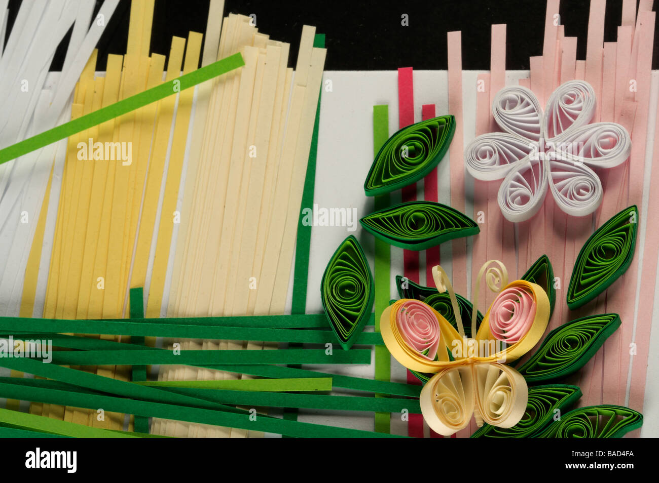 Souvenir from the color paper made by the hands Stock Photo - Alamy