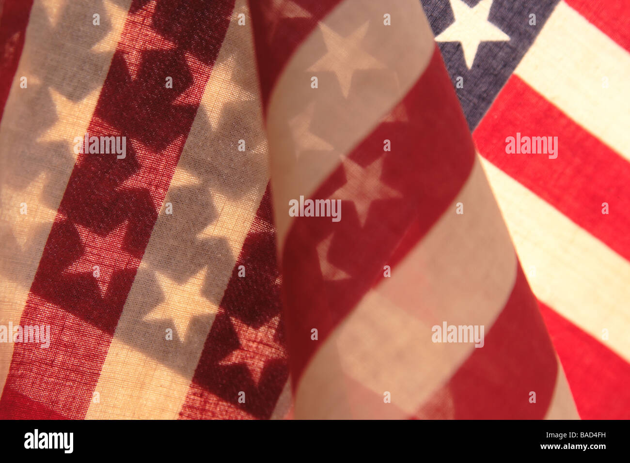 backlit American flags Stock Photo - Alamy
