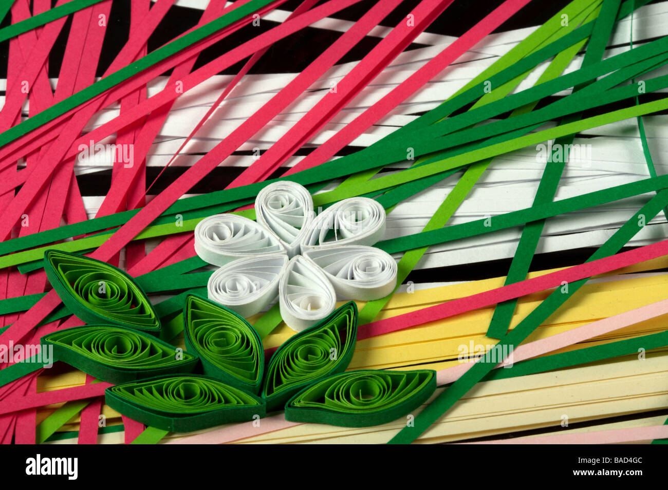 Souvenir from the color paper made by the hands Stock Photo - Alamy