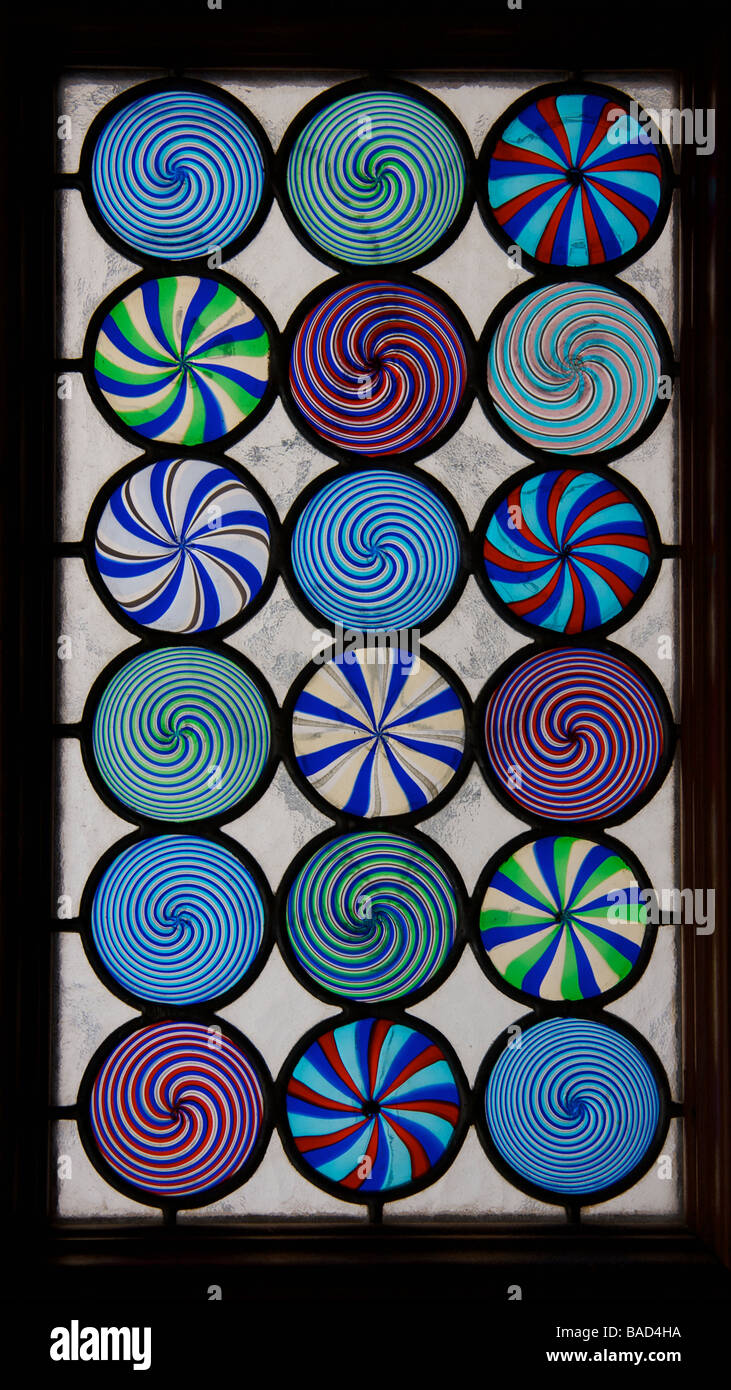 Murano Glass Window Italy Stock Photo - Alamy