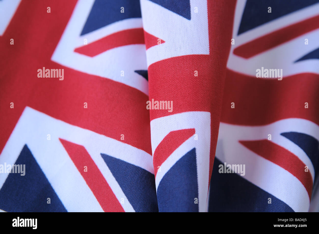 curving British flags Stock Photo - Alamy