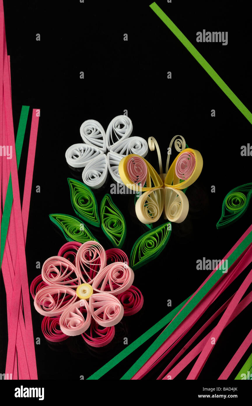 Souvenir from the color paper made by the hands Stock Photo - Alamy