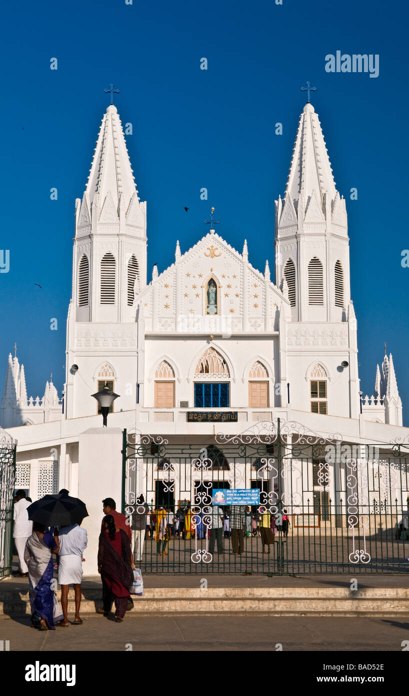 Shrine Basilica of Our Lady of Good Health Velankanni Tamil Nadu India ...