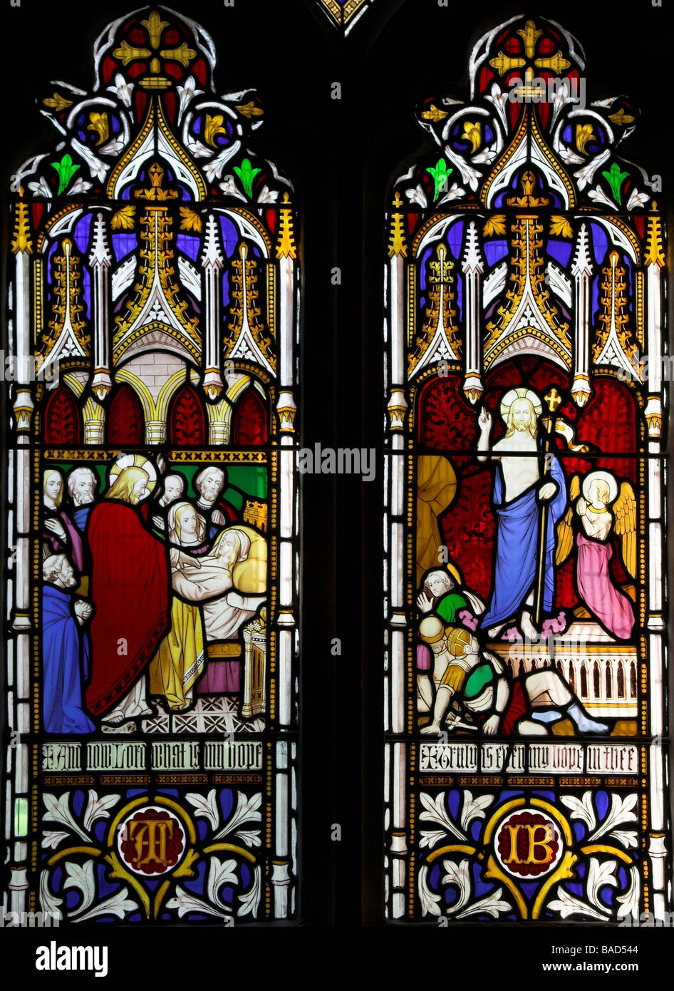 Stained Glass Windows at St Oswalds Church, Arncliffe, North Yorkshire ...