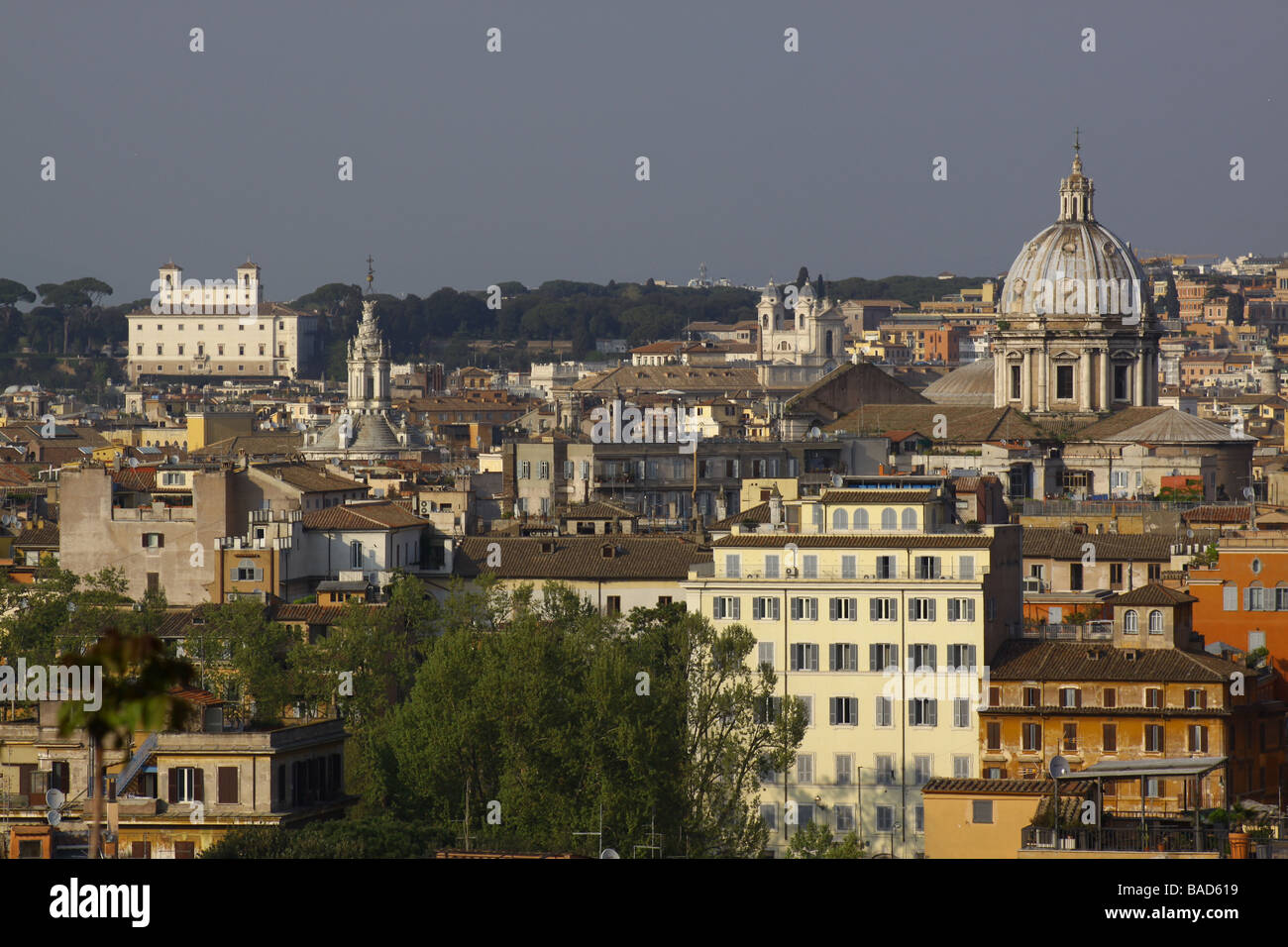 Rome hill view Cut Out Stock Images & Pictures - Alamy