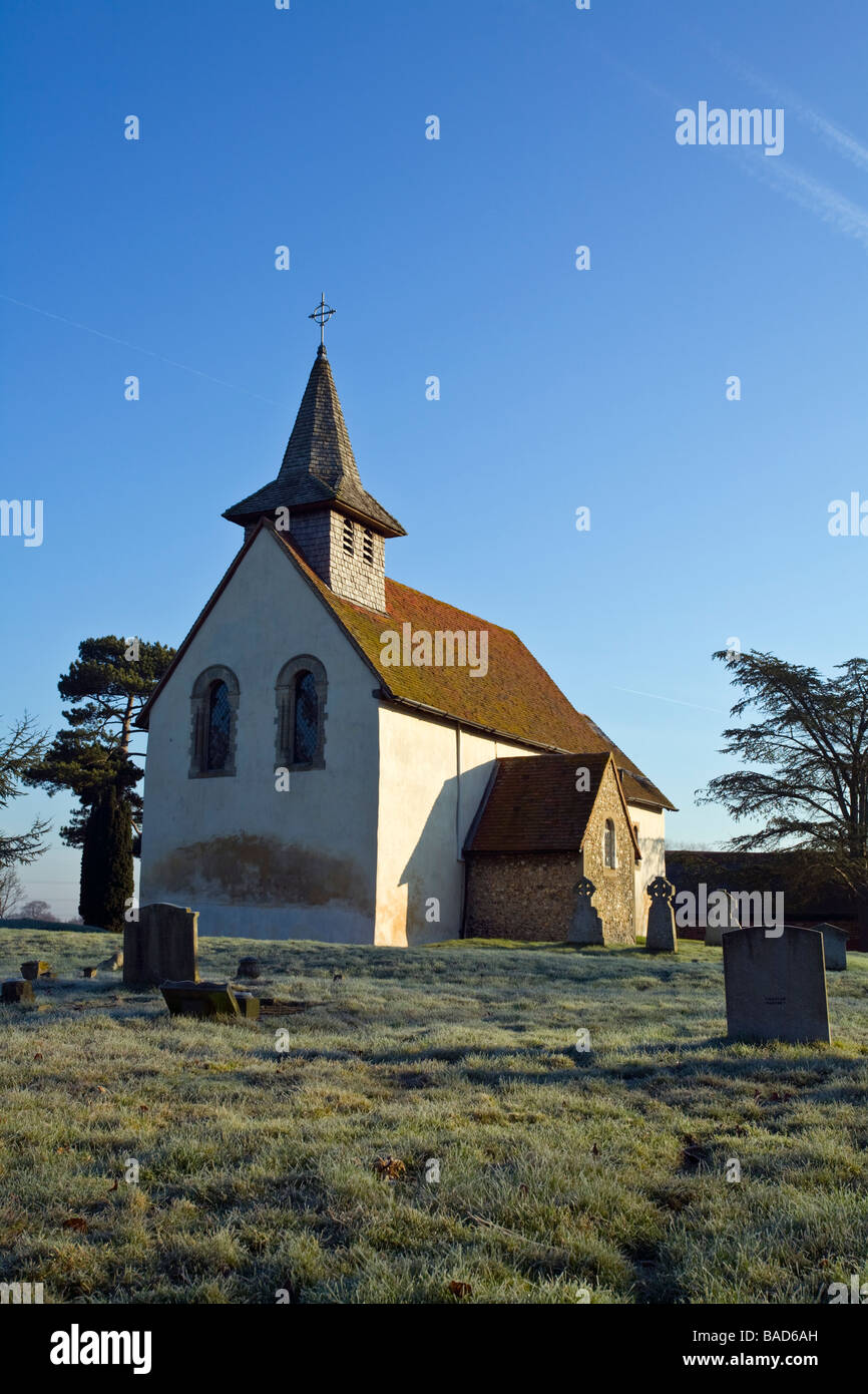 Wisley Church Surrey nr Ripley, UK Stock Photo - Alamy