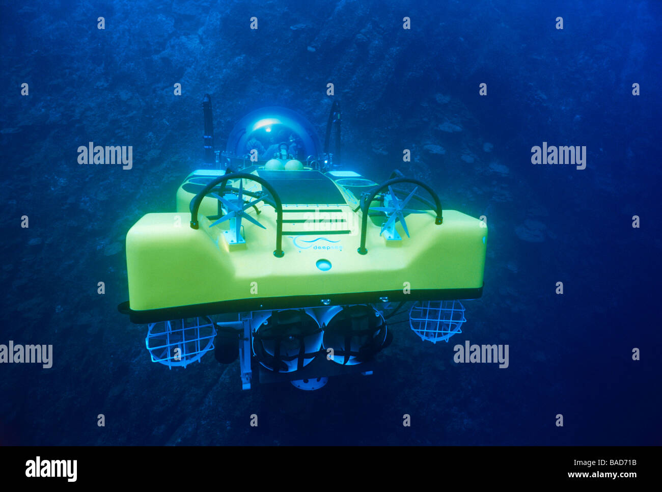 DeepSee deep diving submersible Cocos Island Costa Rica Pacific Ocean ...