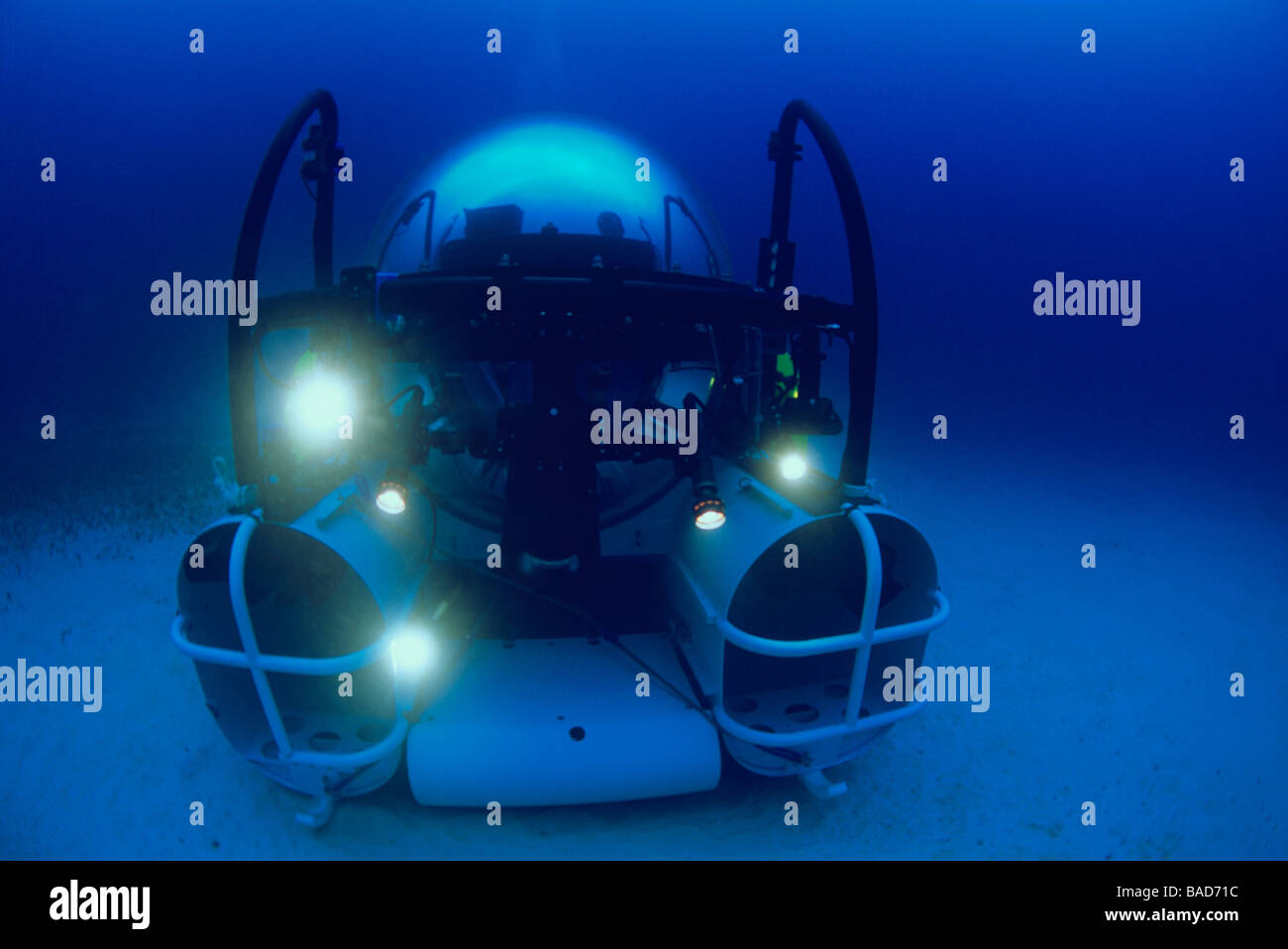 DeepSee deep diving submersible Cocos Island Costa Rica Pacific Ocean ...