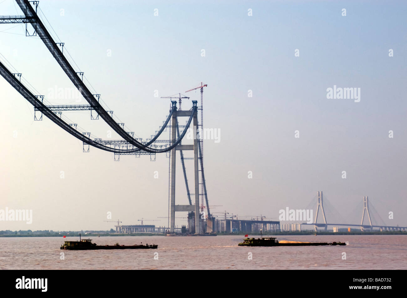 Runyang yangtze river bridge hi-res stock photography and images - Alamy