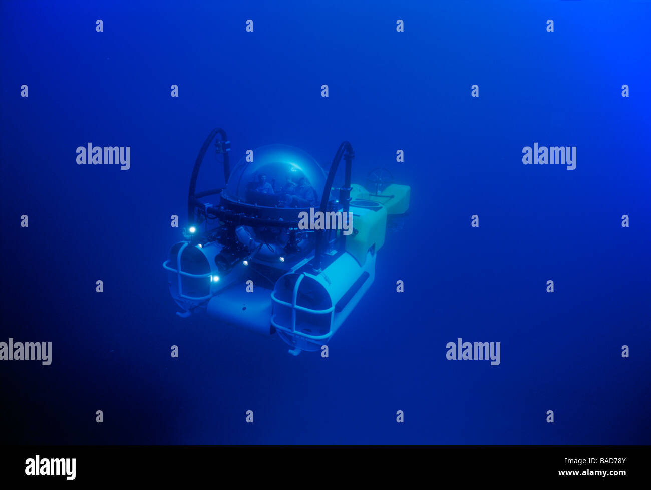 DeepSee deep diving submersible Cocos Island Costa Rica Pacific Ocean ...