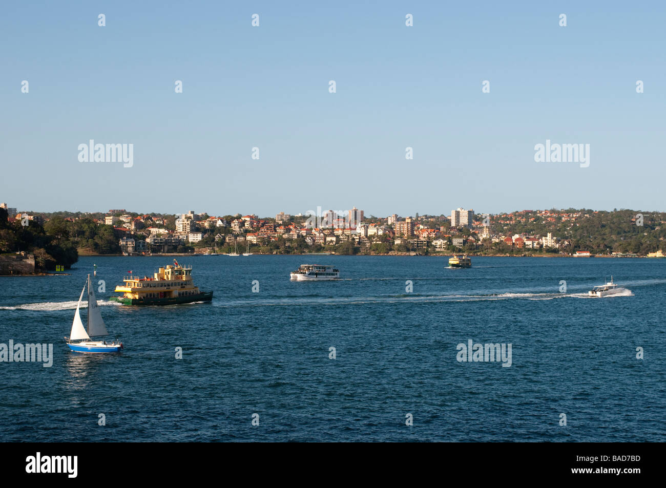 Ferries in Sydney Harbour and Double Bay New South Wales Australia ...