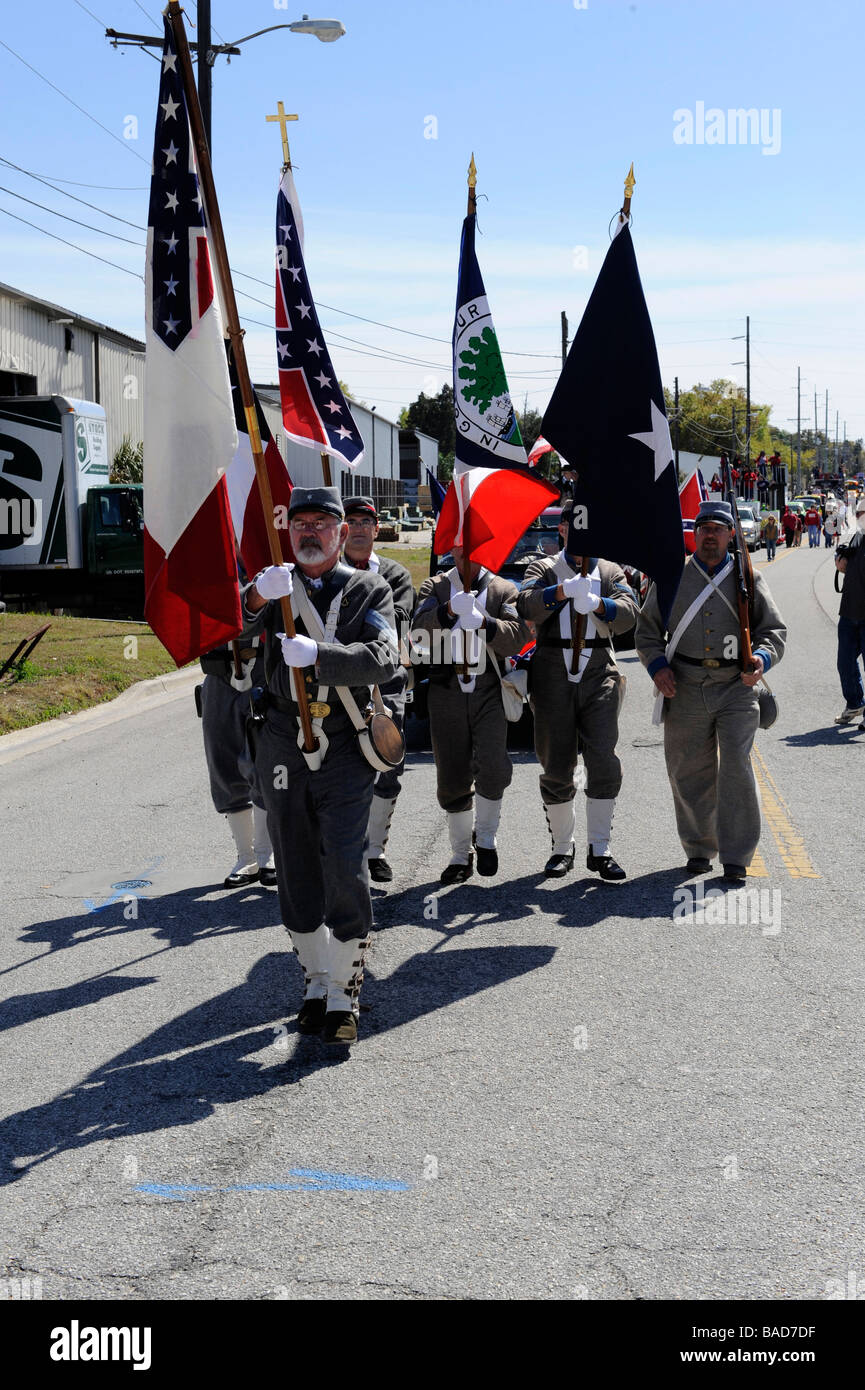 Confederate Soldiers in Strawberry Festival Parade Plant City Florida ...