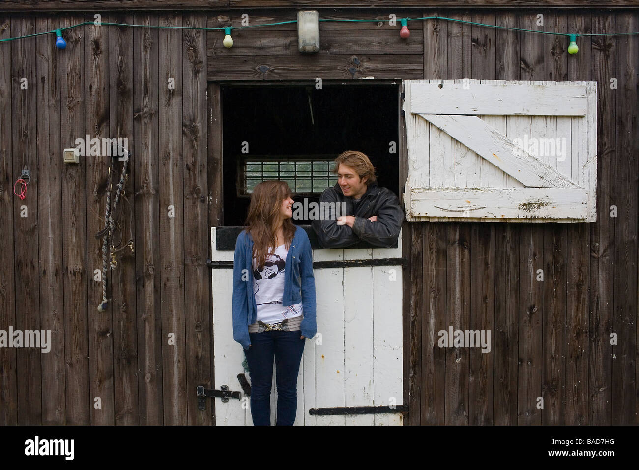 Teenage brother and sister hi-res stock photography and images - Alamy