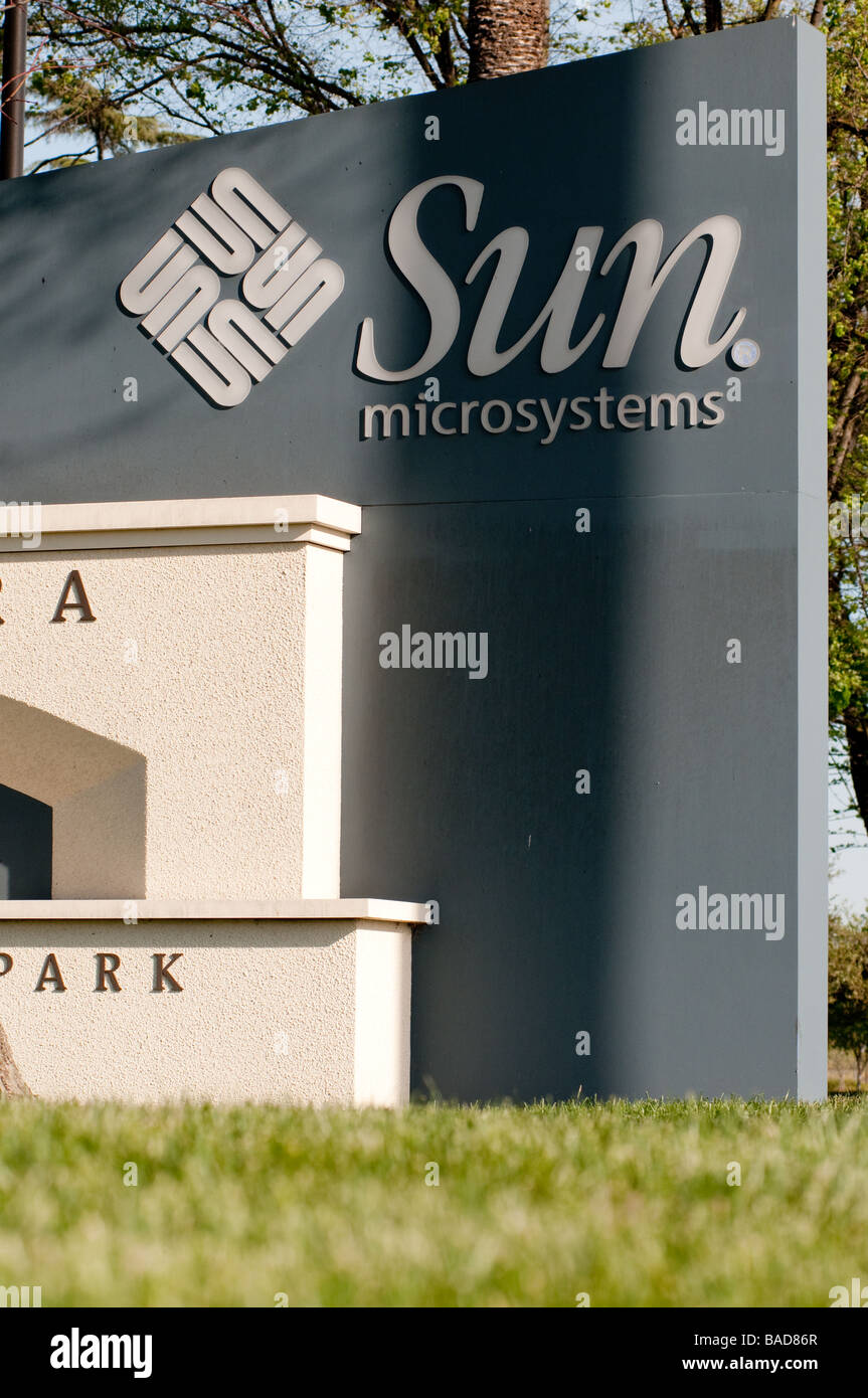 Front entrance to Sun Microsystems Inc Photos by Mark Tantrum Stock ...