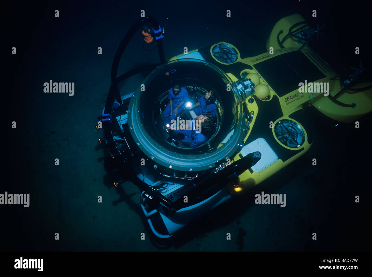 DeepSee deep diving submersible Cocos Island Costa Rica Pacific Ocean ...