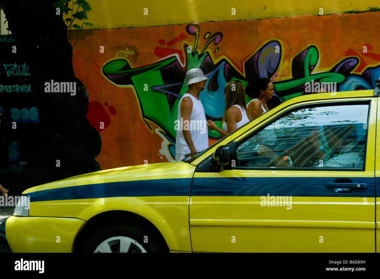 A taxi cab in Rio de Janeiro, Brazil Stock Photo - Alamy