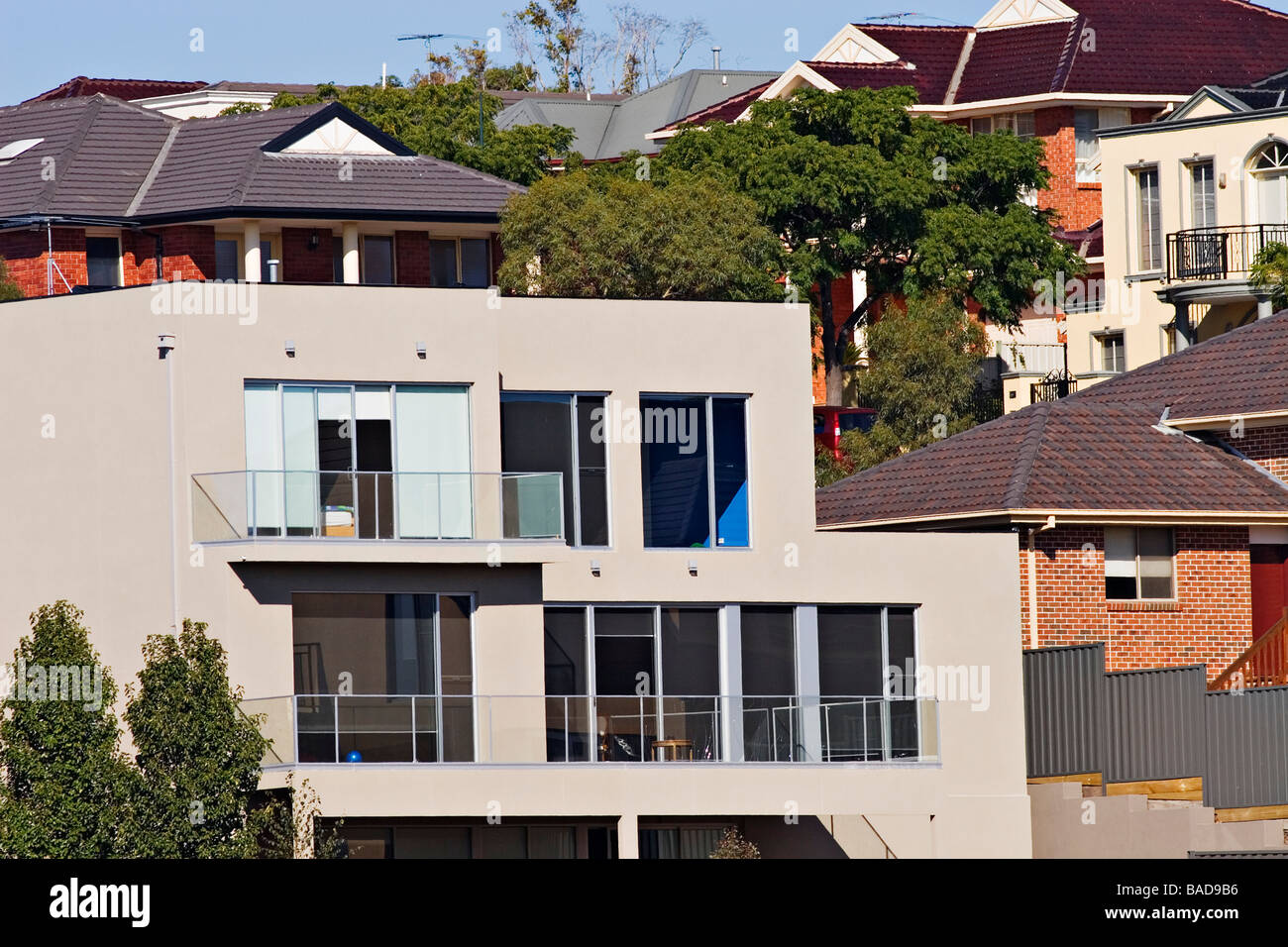 Residential Homes / Australian homes on an housing estate.The location ...