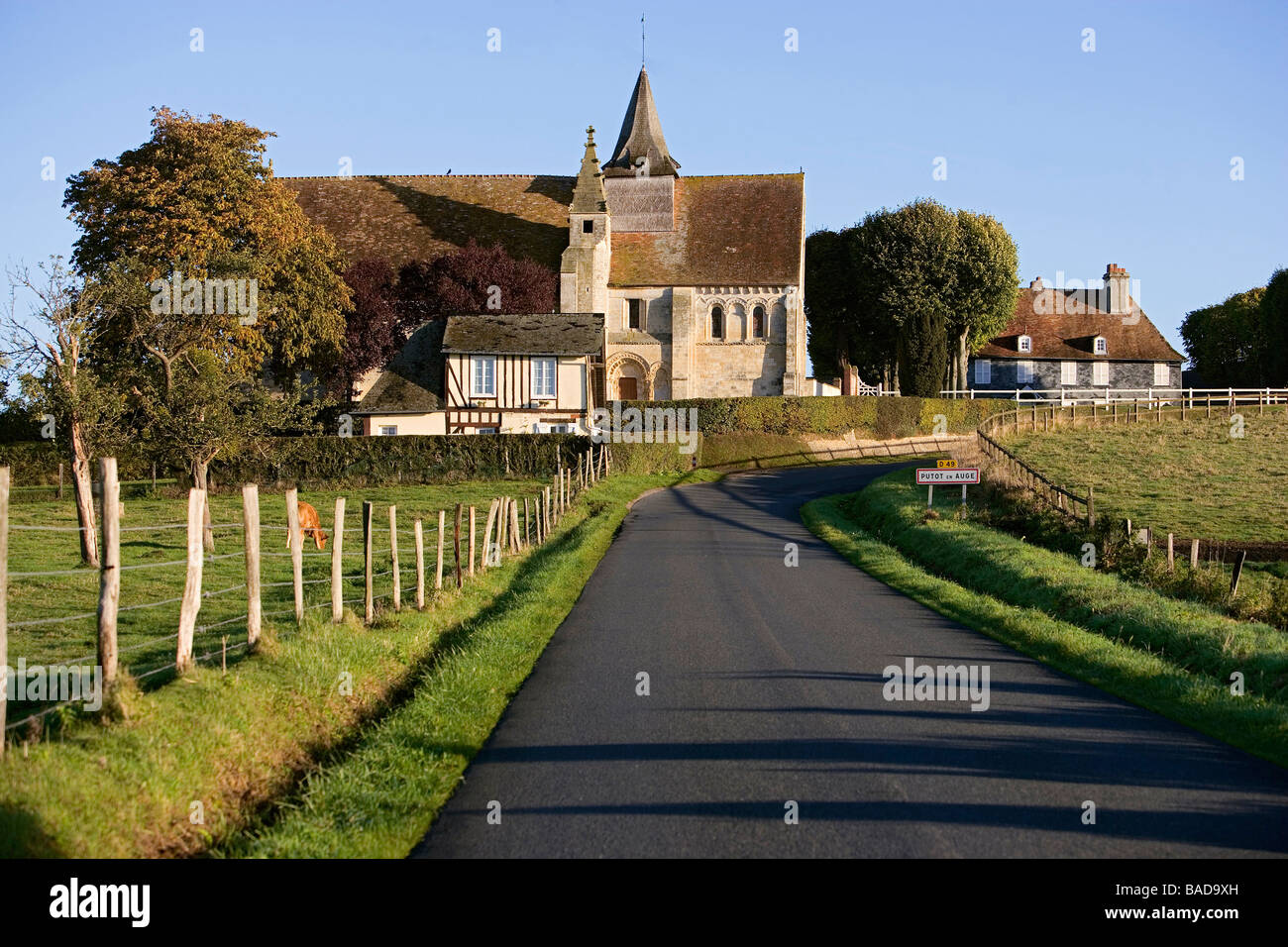 France, Calvados, Putot en Auge, village Stock Photo - Alamy