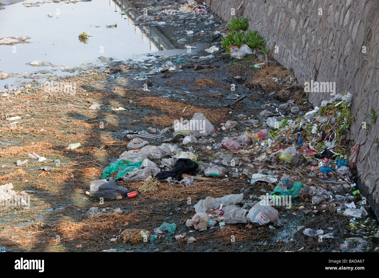 A highly polluted stream in Hangdang, Northern China Stock Photo - Alamy