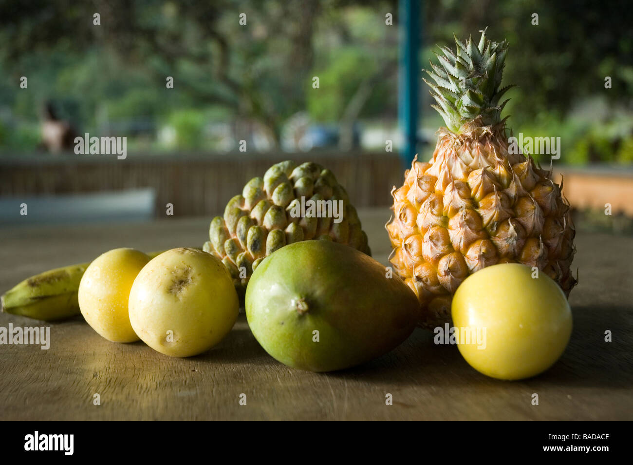 various tropical fruits Stock Photo - Alamy